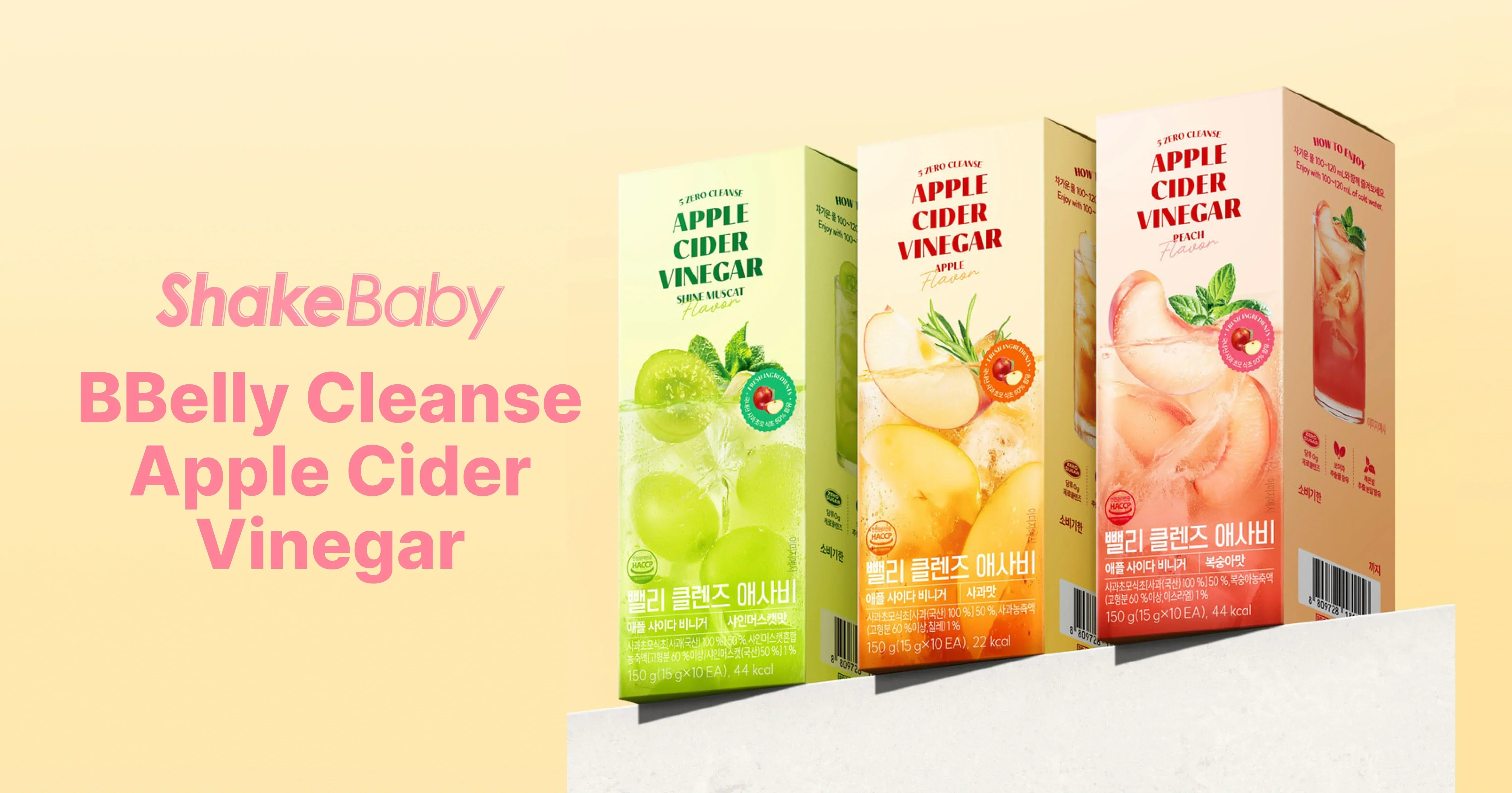 Shake Baby BBelly Cleanse – Zero Sugar ACV Gut Support Drink – COCOMO