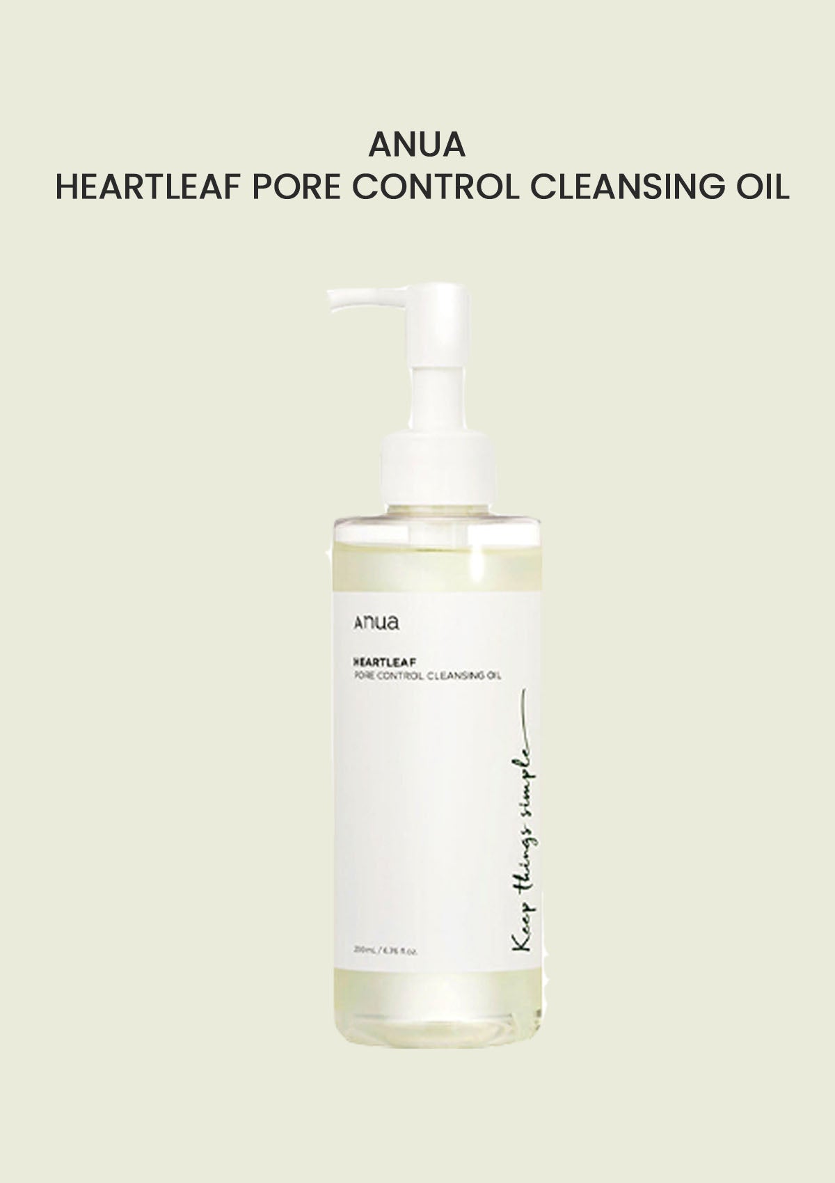 [ANUA] Heartleaf Pore Control Cleansing Oil 200ml – COCOMO