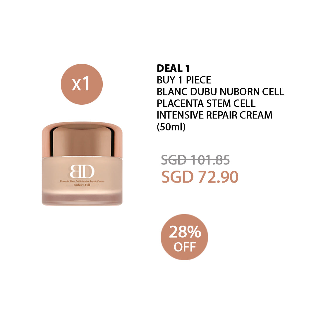 [BLANC DUBU] Nuborn Cell Placenta Stem Cell Intensive Repair Cream 50m ...