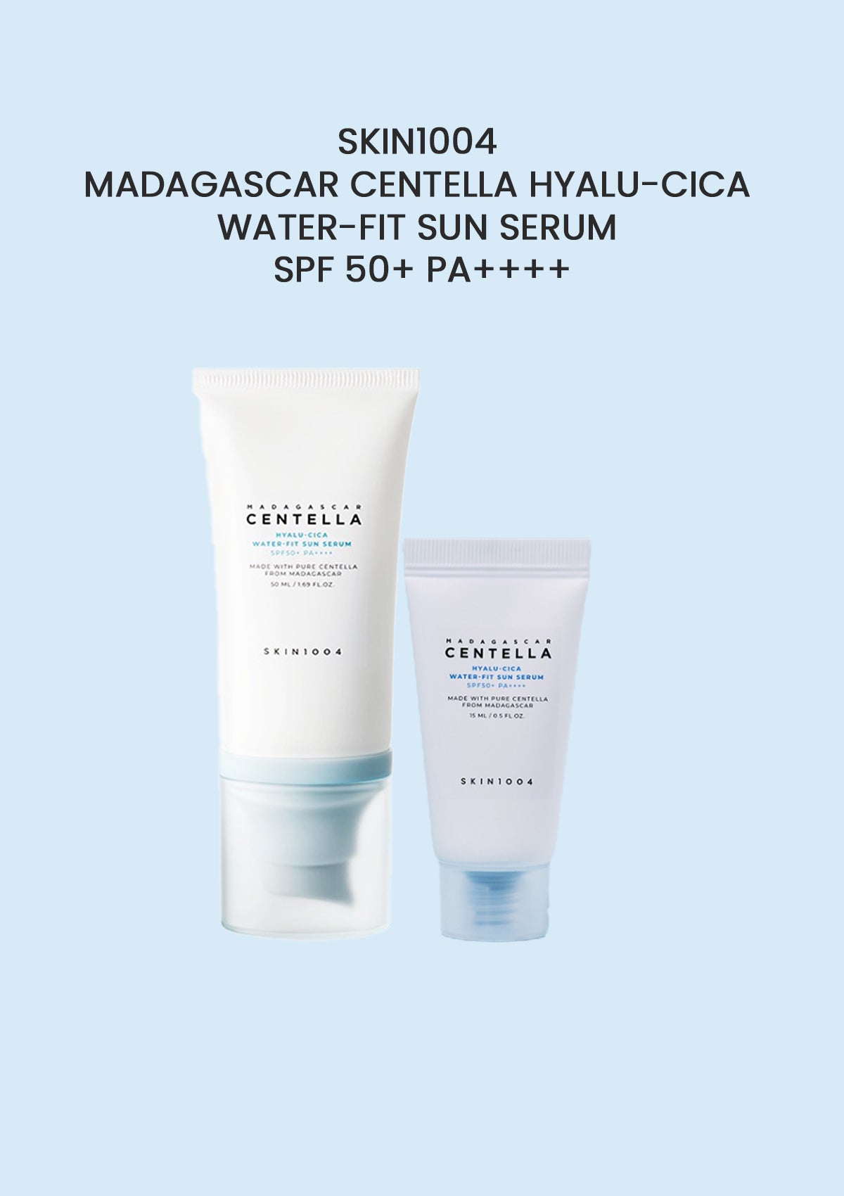 [SKIN1004] Madagascar Centella Hyalu-Cica Water-Fit Sun Serum SPF 50 ...