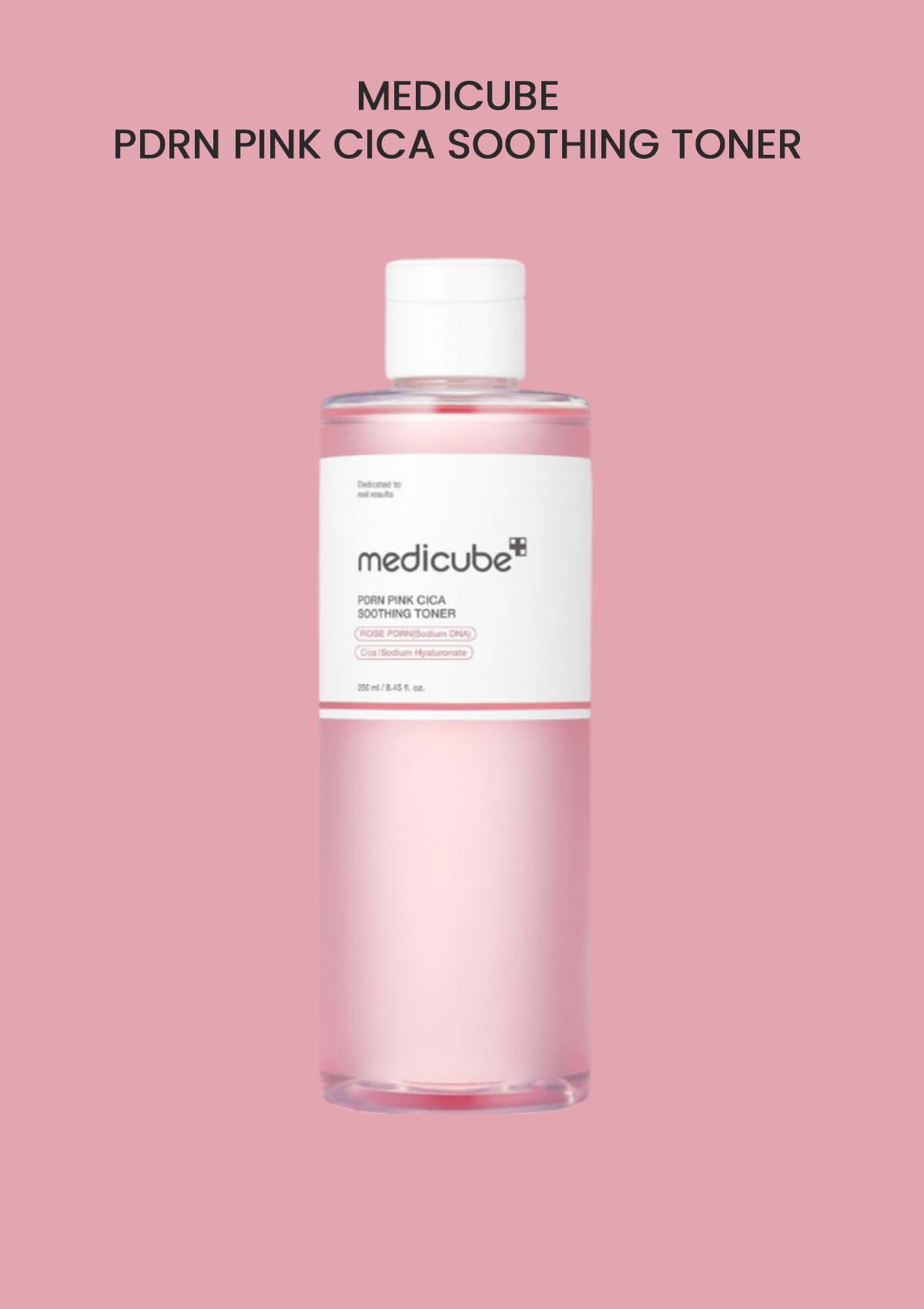 MEDICUBE PDRN Pink Cica Soothing Toner – Calming Barrier Toner 250ml ...