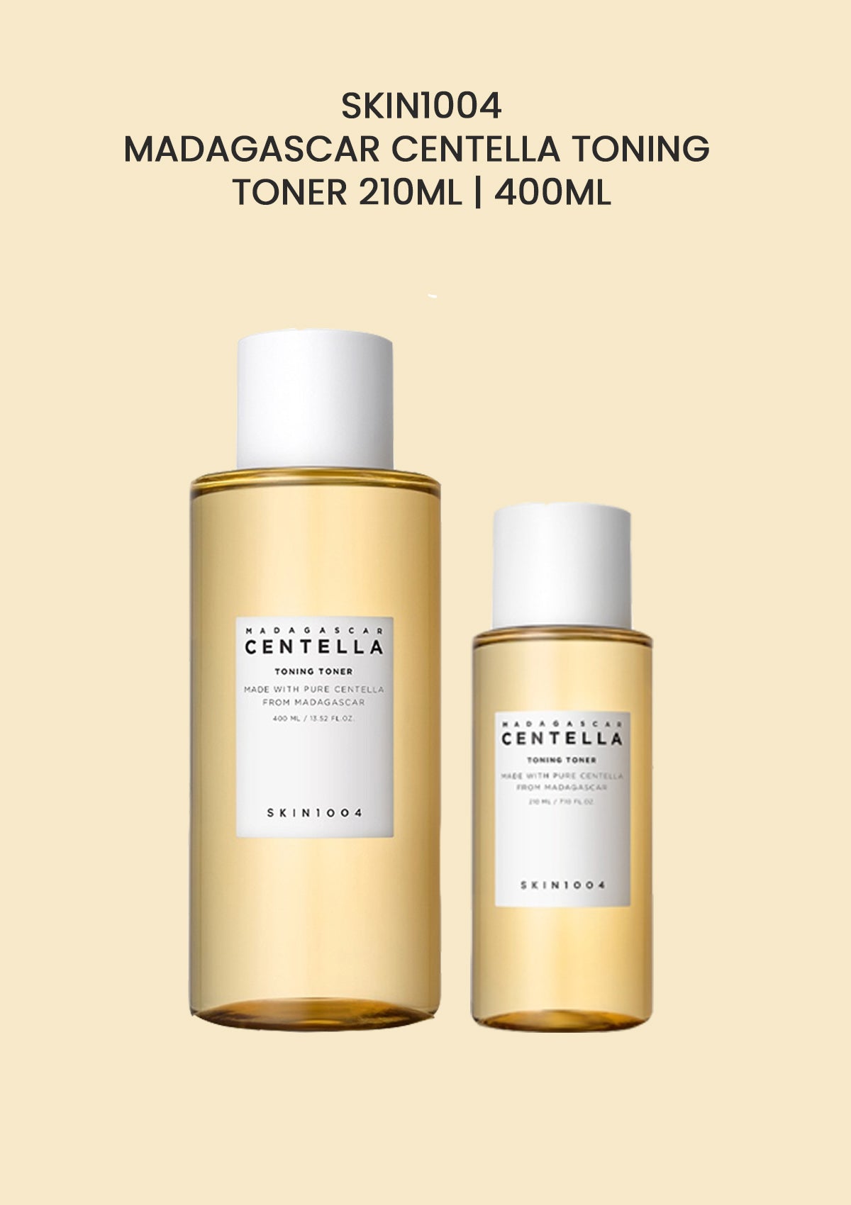 [SKIN1004] Madagascar Centella Toning Toner 210ml | 400ml – COCOMO