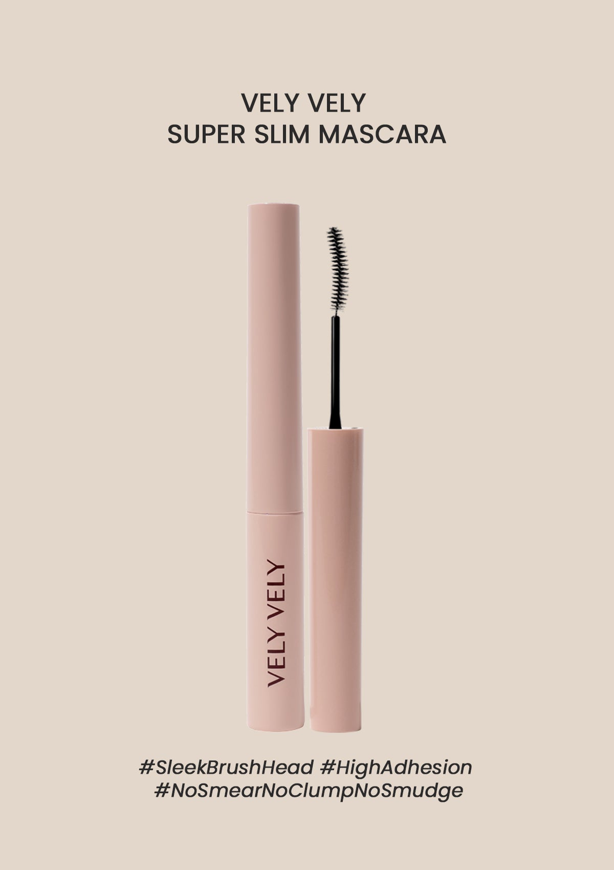 VELY VELY Super Slim Mascara – Korean Precision Lash Mascara – COCOMO