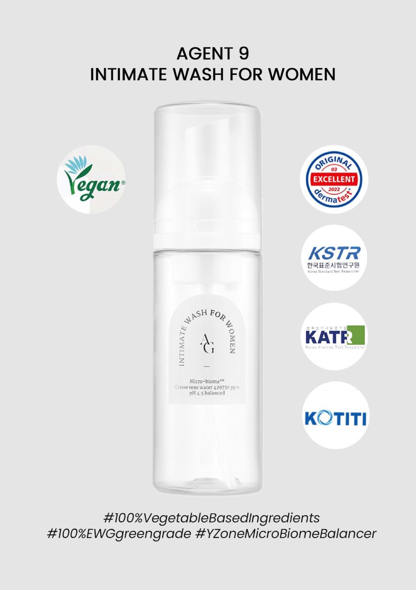 AGENT 9 Intimate Care – Gentle Cleansing & Everyday Freshness – COCOMO