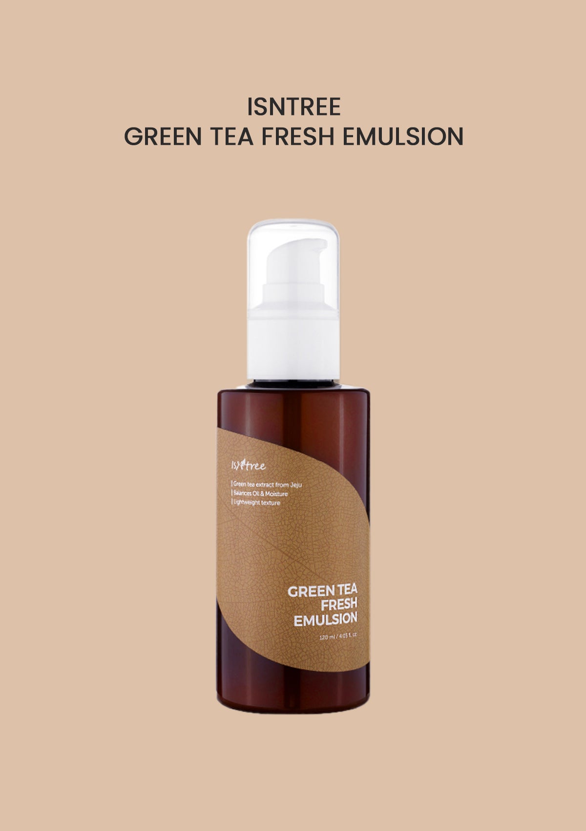 ISNTREE Green Tea Fresh Emulsion – Lightweight Emulsion 120ml – COCOMO