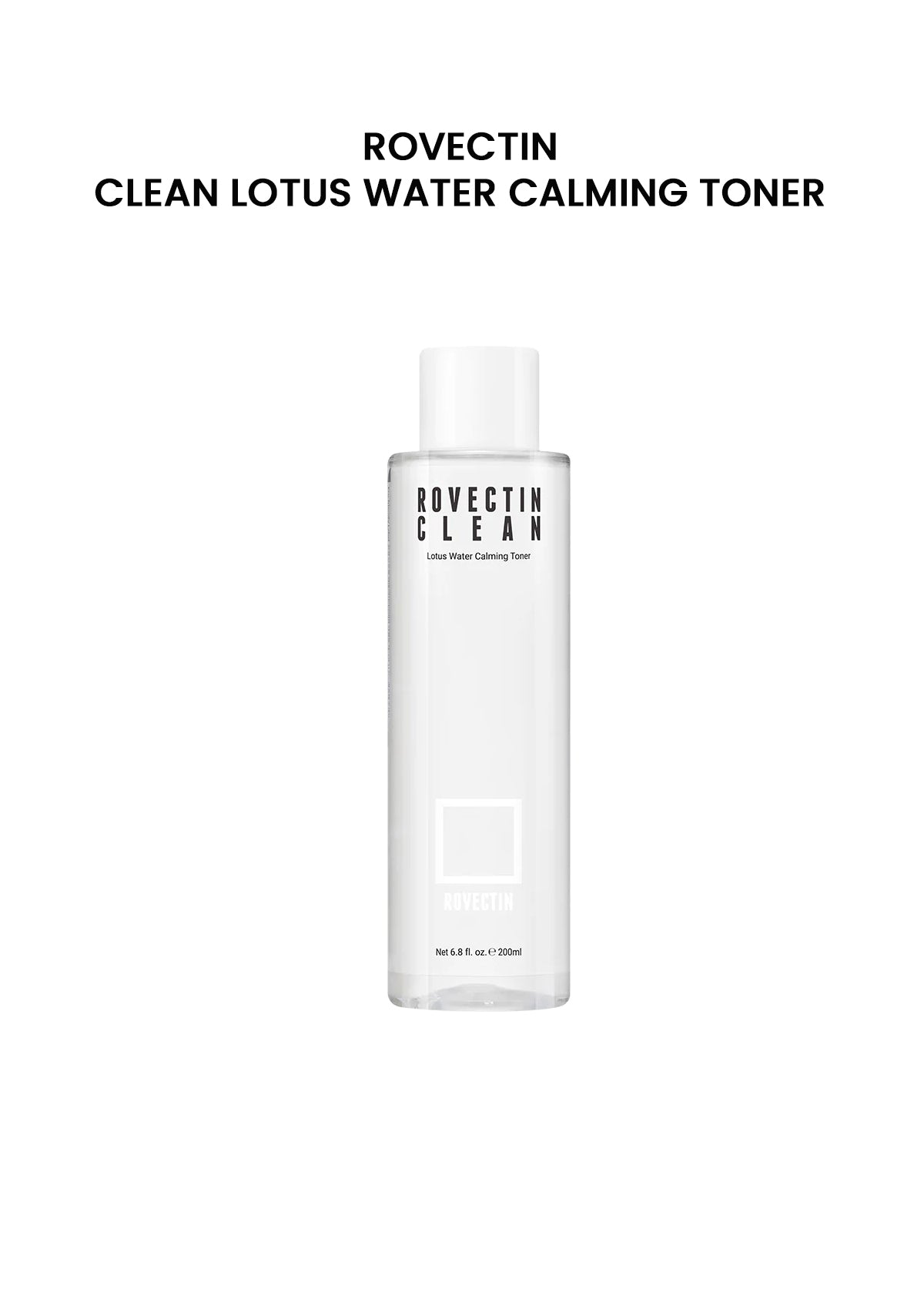 [ROVECTIN] Clean Lotus Water Calming Toner 200ml – COCOMO